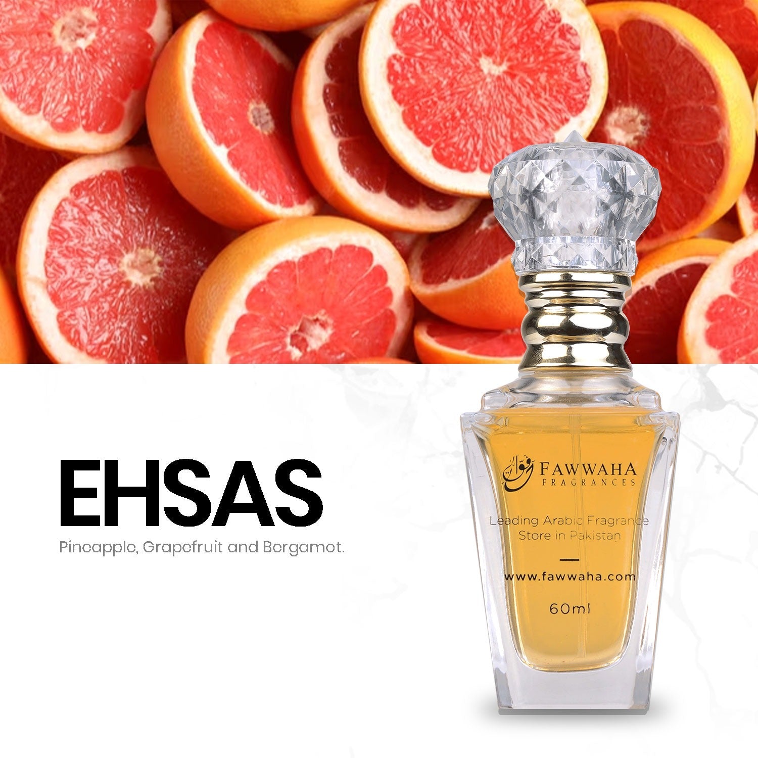 Buy EHSAS A Long Lasting Turkish Perfume – Fawwaha Fragrances